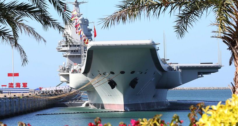 China’s Defence Ministry Releases First Images of New Aircraft Carrier ...
