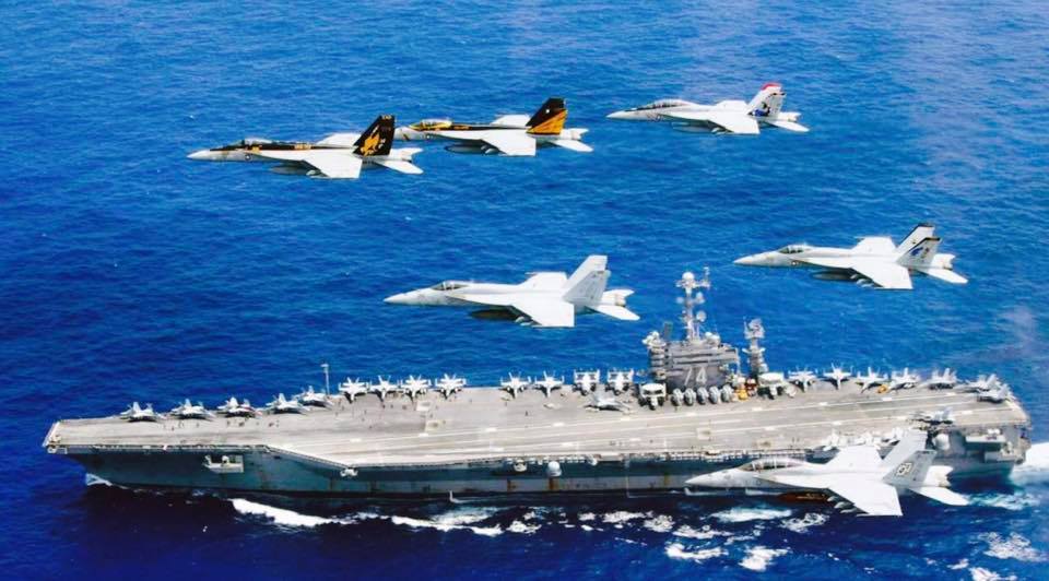 U.S. Navy Announces Colossal Drills Involving Three Supercarriers Near ...