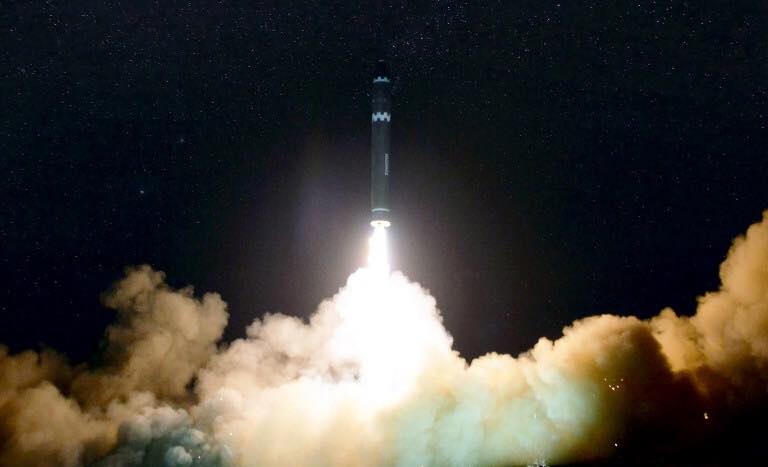 North Korea Tests Hwasong-15 Intercontinental Ballistic Missile