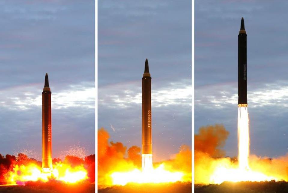 North Korea Tests Hwasong-15 Intercontinental Ballistic Missile