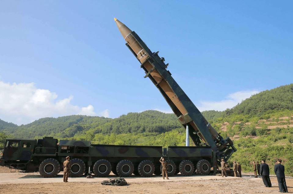 North Korea Tests Hwasong-15 Intercontinental Ballistic Missile