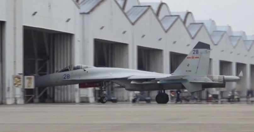 First J-11BGH Fighters with AESA Radars Join Chinese Naval Aviation ...