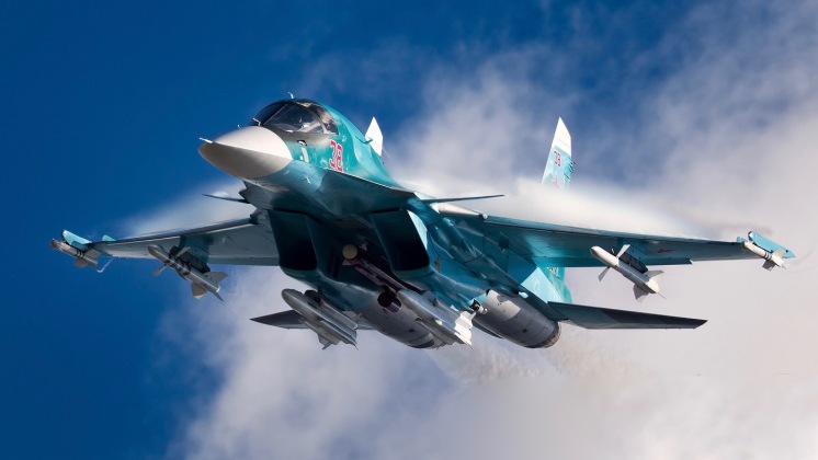Russia Launches First Ever Ballistic Missile Attack From Su-34 Strike Fighter: Kinzhal Provides ...