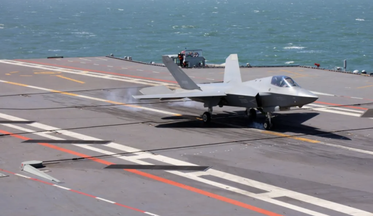 China Shows Its First Supercarrier in Action As Stealth Fighters and ...