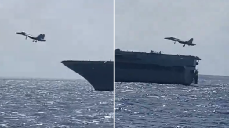 China’s New J-35 and J-15T Fighters Conduct Touch-and-Go Landings on ...