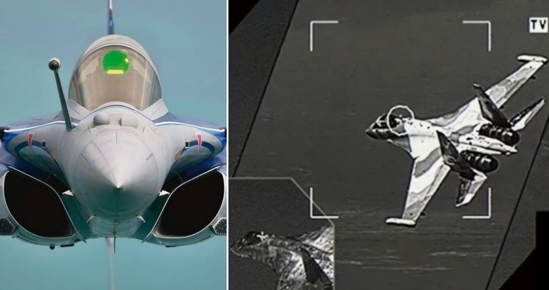 Footage Shows French Rafale Fighter Engaging Russian Su-35 at Close Range